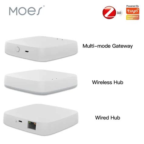 Tuya Zigbee Bluetooth Mesh Gateway Hub Multi Mode Wireless Zigbee3 0 Gateway Smart Home