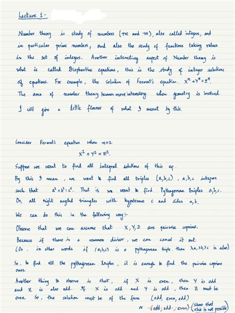 Number Theory 1 Pdf