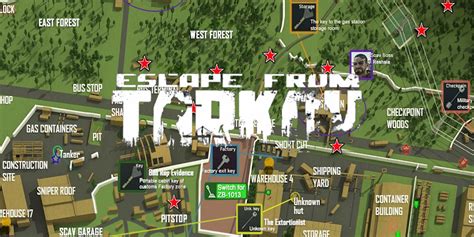 Escape From Tarkov Customs Map Extraction Maps Location