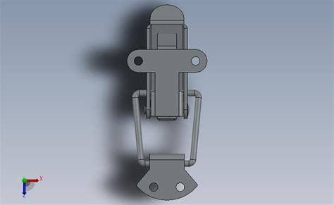 不锈钢搭扣模型 SOLIDWORKS 2018 模型图纸免费下载 懒石网
