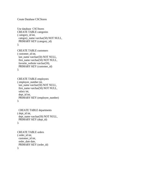 Ddl Scripts Pdf