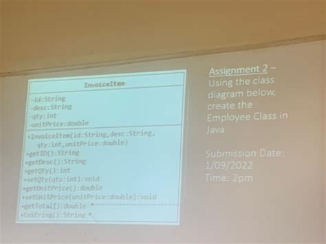 assignment 2 using the class