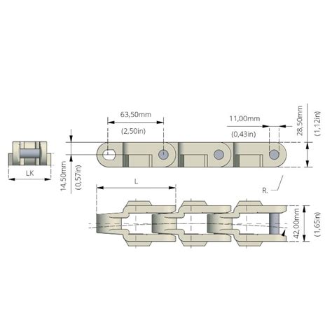 B00009 Cc600 And Cc660d Tab Series Straight Running And Side Flexing Tab Crate Conveyor Chains Irp