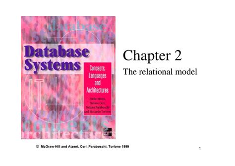 [ppt] chapter 2 the relational model 1 powerpoint presentation free