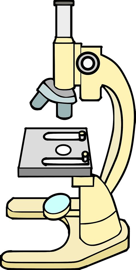 Yellow Microscope Vector Clipart Images Clipartsign