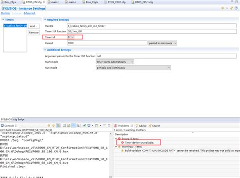 Tms320f28388d Timer Device Unavailable For Cm Core In Bios C2000 Microcontrollers Forum