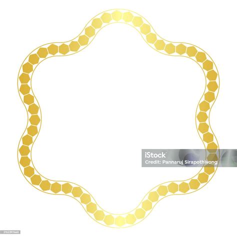 육각 문자 프레임 다각형 모양 육각형 금 액자 럭셔리 황금 프레임 골드 테두리 황금 벡터 로얄 테두리 프레임 장식 장식 요소