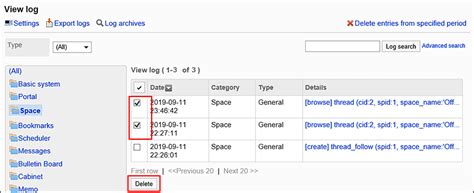Deleting Logs On Premise Garoon 5 Help