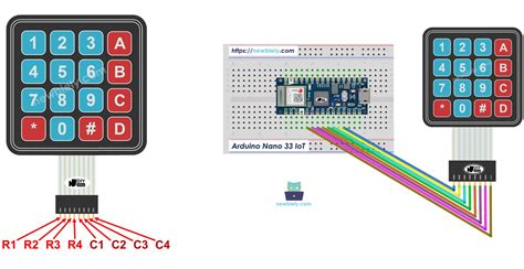 Arduino Nano 33 Iot Keypad 4x4 Arduino Nano 33 Iot Tutorial