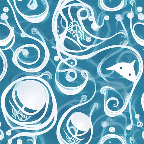 premium ai image ocean draw abstract background underwater random element pattern design