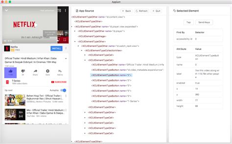 Unable To Locate Element Using Appium Inspector For Ios Application