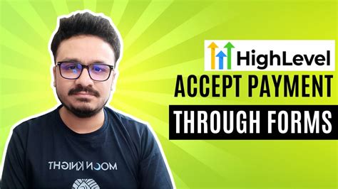How To Accept Payments Through Gohighlevel Forms Youtube