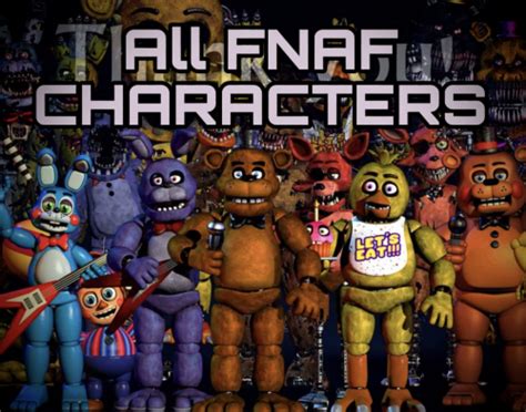 Create A FNAF Characters HW Tier List TierMaker