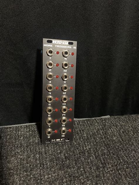 XOR Electronics Nerdseq More Triggers Black EURORACK Reverb