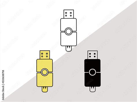 Usb Flash Svg Usb Silhouette Usb Drive Svg Memory Svg Pen Drive Svg Usb Stick Svg Usb