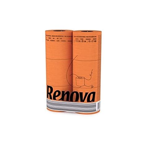 Renova 3 Ply Soft Colour Perfumed Toilet Loo Bathroom Tissue Paper