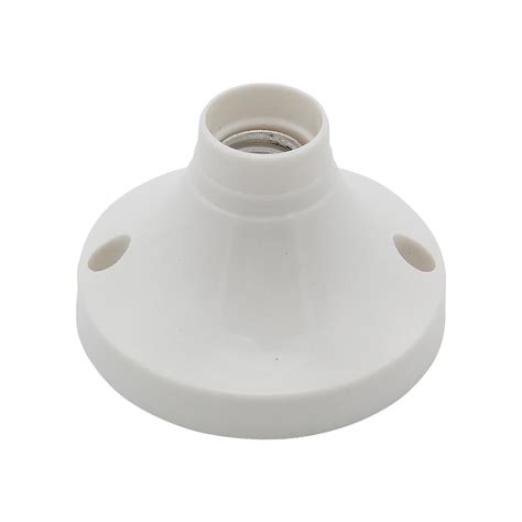 E Screw Base Round Plastic Base Screw Light Bulb Lamp Holder Socket In Lamp Bases From Lights