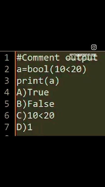 Comment Answer Shortsytshorts Love Motivation Python Pythonprogramming Quiz