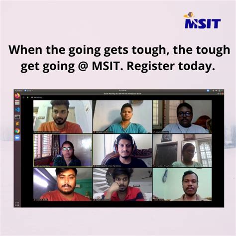 Msit Program On Linkedin Onlinesessions E Stayathome