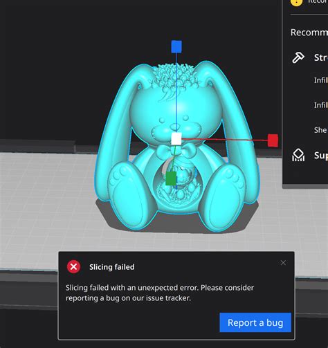 Slicing Failure On A Bunny Issue 15023 Ultimaker Cura GitHub