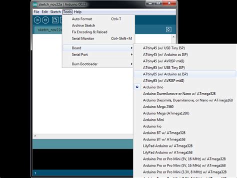Ultrasonic Range Finder With An Attiny85 With Shield Trybotics