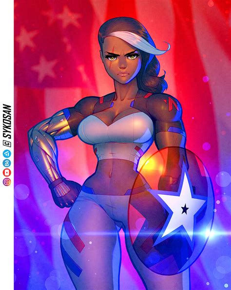 Black Captain Captain America Marvel Fandoms R63 Marvel
