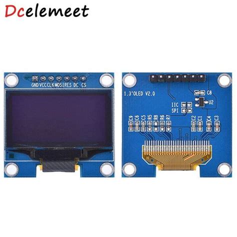 Rohs 1 3 Inch Oled Module White Blue Spi Iic I2c Communicate Color