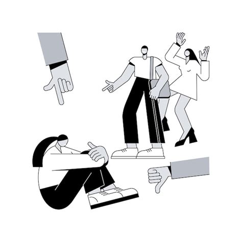 Premium Vector Marginalization Abstract Concept Vector Illustration