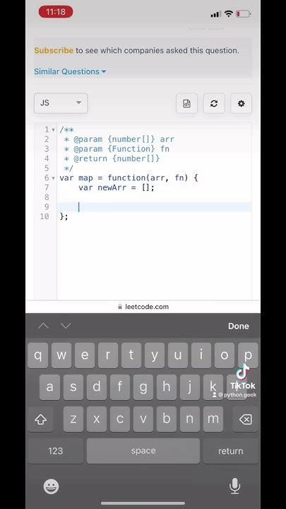 Leetcode 30 Days Of Javascript Day 4 Array Transform Youtube