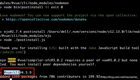 Vue30 安装项目环境nodejs 和 Vue Cli配置详解node Js Vue 30 运行项目 Csdn博客