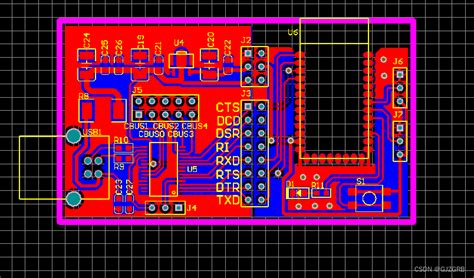 基于ft232rl芯片usb转串口读写控制蓝牙模块blk Md Bc04 硬件（原理图pcb）工程文件ad09设计的硬件工程文件 Csdn博客