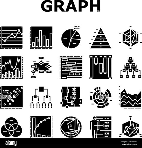 Graph For Analyzing And Research Icons Set Vector Stock Vector Image And Art Alamy