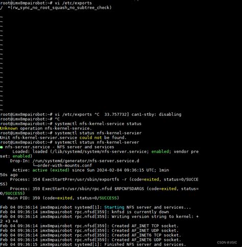 安装nfs服务时候报错a dependency job for nfs rvice failed see