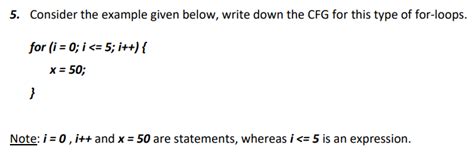 Solved 5 Consider The Example Given Below Write Down The Chegg Com