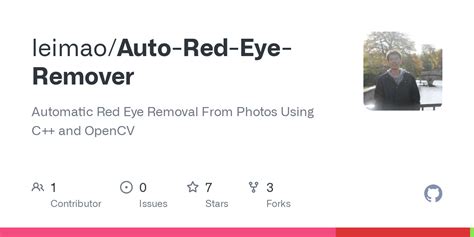 Github Leimaoauto Red Eye Remover Automatic Red Eye Removal From Photos Using C And Opencv
