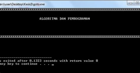 Doa Ibu Lancar Fungsi Gotoxy Pada C