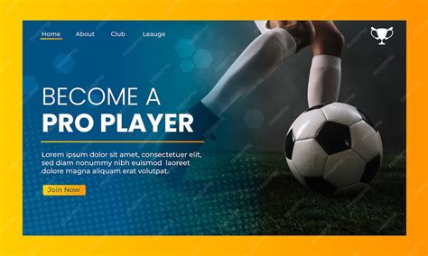 그라데이션 축구 템플릿 디자인 무료 벡터