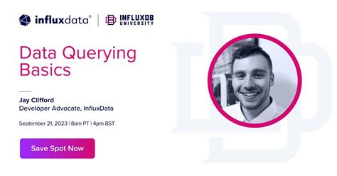 Learn Data Querying Basics With Jay Clifford Influxdata Posted On The Topic Linkedin