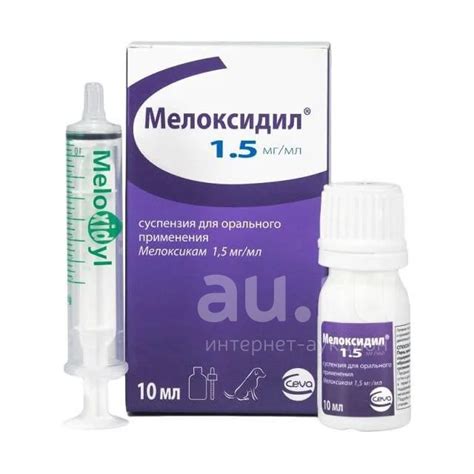 Мелоксидил 1,5 мг/мл — купить в Красноярске. Лекарства для животных ...
