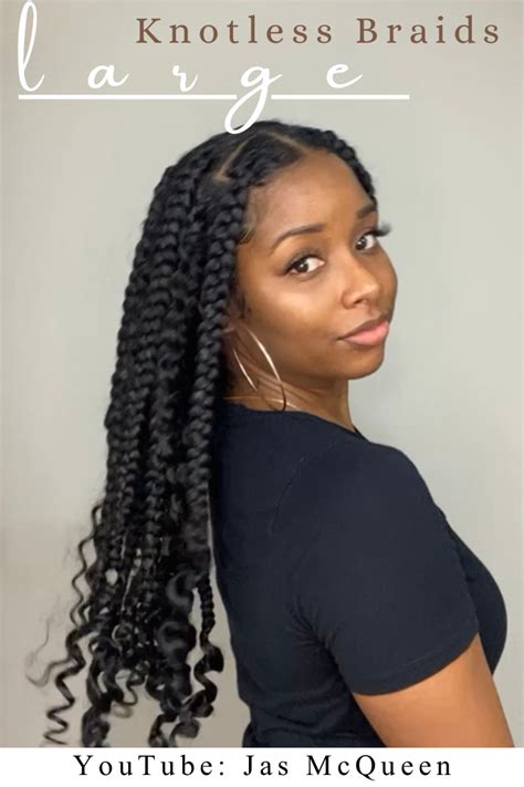 Big Box Braids With Curly Ends FASHIONBLOG