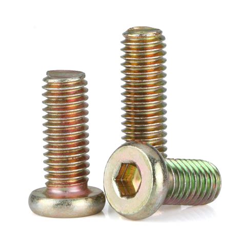 Flat Head Allen Socket Hexagon Furniture Screw Joint Connector Bolts Oem And Odm