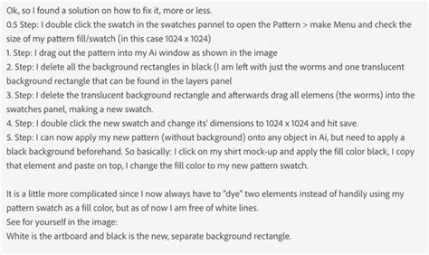 Way To Fix The White Lines Bug When Applying Seamless Patterns R