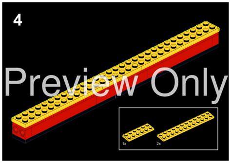 Lego Moc Extendable Bracket For Semi Low Loader Trailer By Gmtbricks Rebrickable Build With Lego