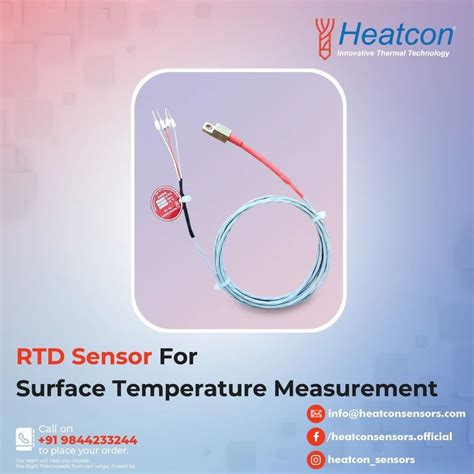 Surface Temperature Rtd Sensors 2 Wire 40 To 450 Deg C At ₹ 1000 Piece In Bengaluru