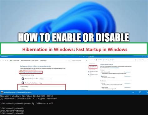 Enable Or Disable Hibernation How To Fix The Missing Fast Startup