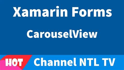 xamarin forms carouselview youtube