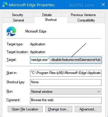 Tip Disable Or Remove Extensions Menu Button From Microsoft Edge Toolbar AskVG
