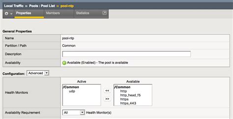 F BIG IP Application Level NTP Health Checks Weberblog Net
