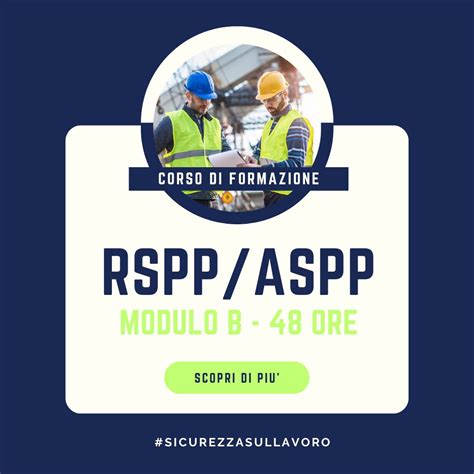Corso Di Formazione Per RSPP ASPP Modulo B Ore SGI
