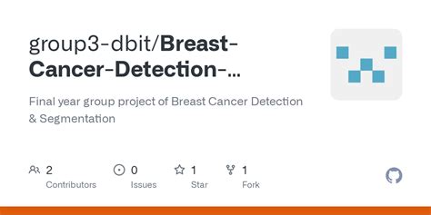 Github Group Dbit Breast Cancer Detection Segmentation Final Year Group Project Of Breast